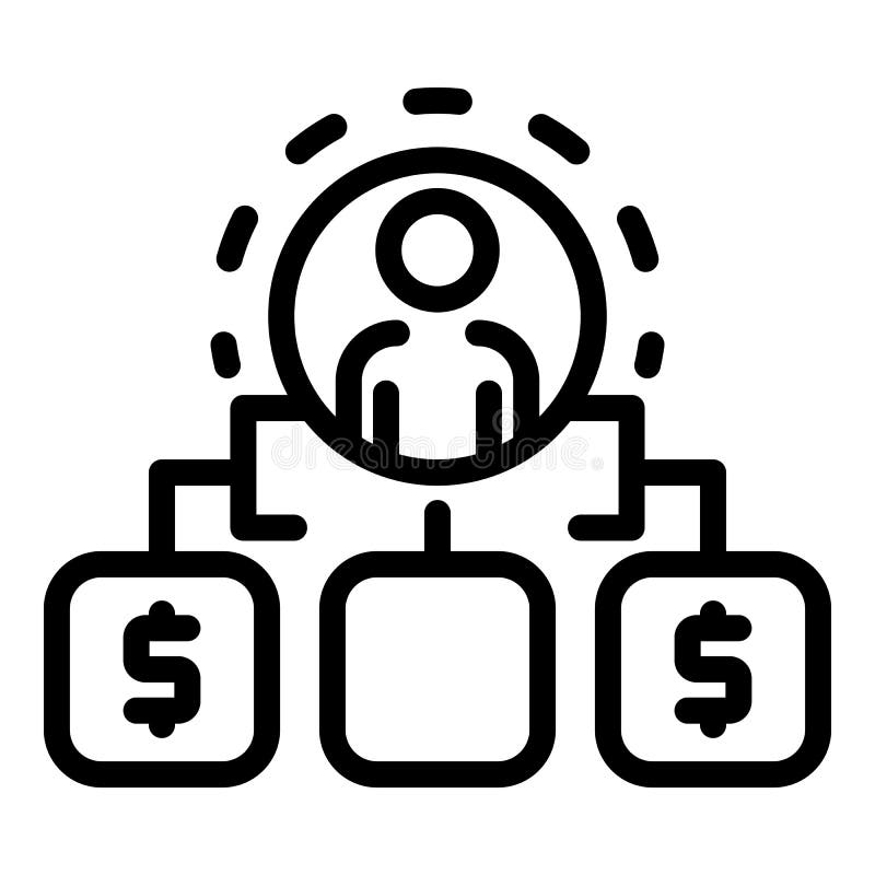 Consumer Behavior Icon, Outline Style Stock Vector - Illustration of ...