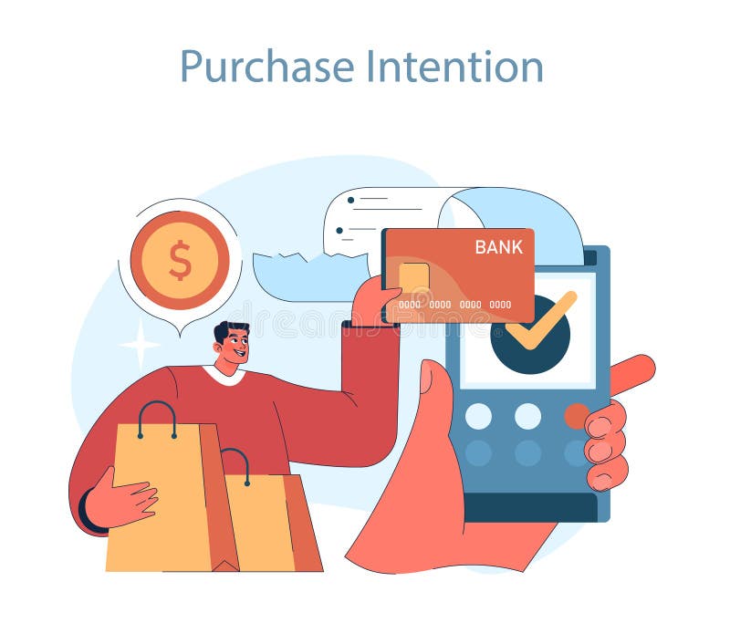 Consumer Behavior. Purchase Journey Stock Illustration - Illustration ...