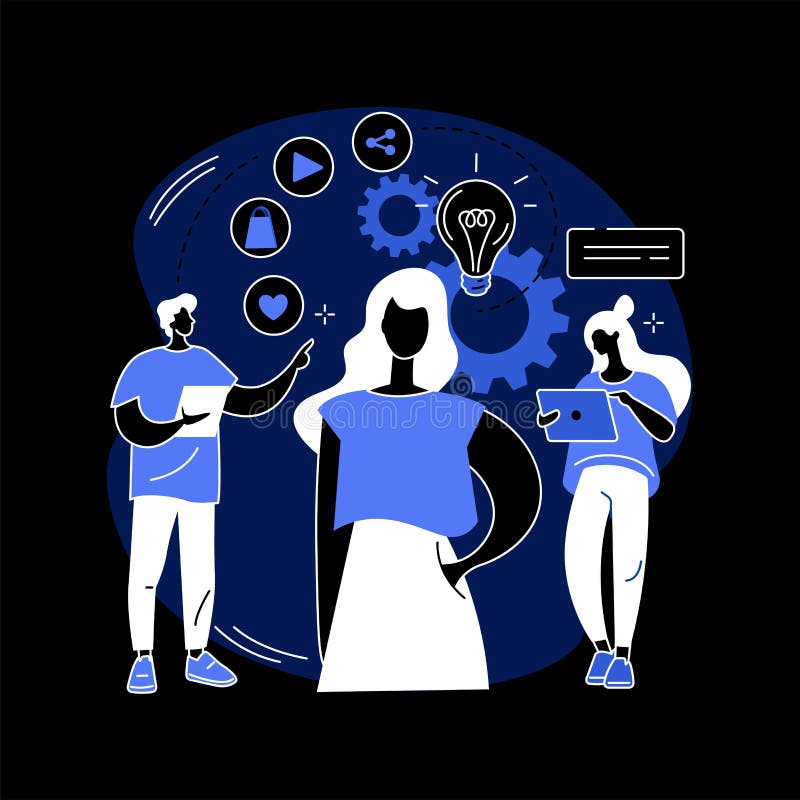 Consumer Behaviour Icon, Black Vector Sign with Editable Strokes ...