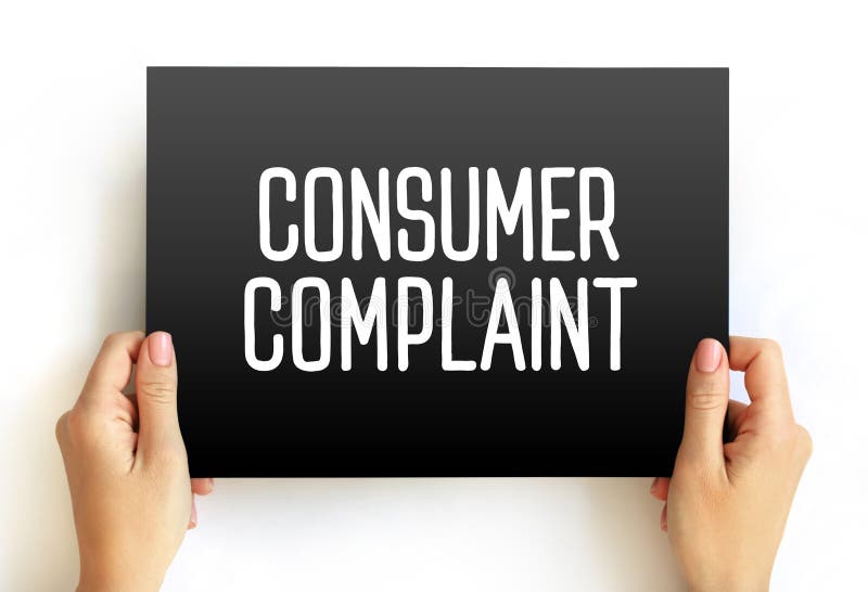 Consumer Complaint - Expression of Dissatisfaction on a Consumer S ...
