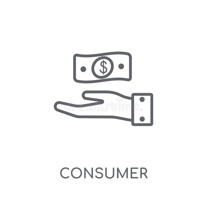 Consumer Confidence Linear Icon. Modern Outline Consumer Confide Stock ...