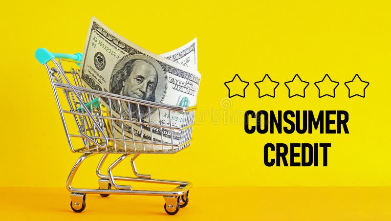 Consumer Credit Report is Shown Using the Text Stock Image - Image of ...