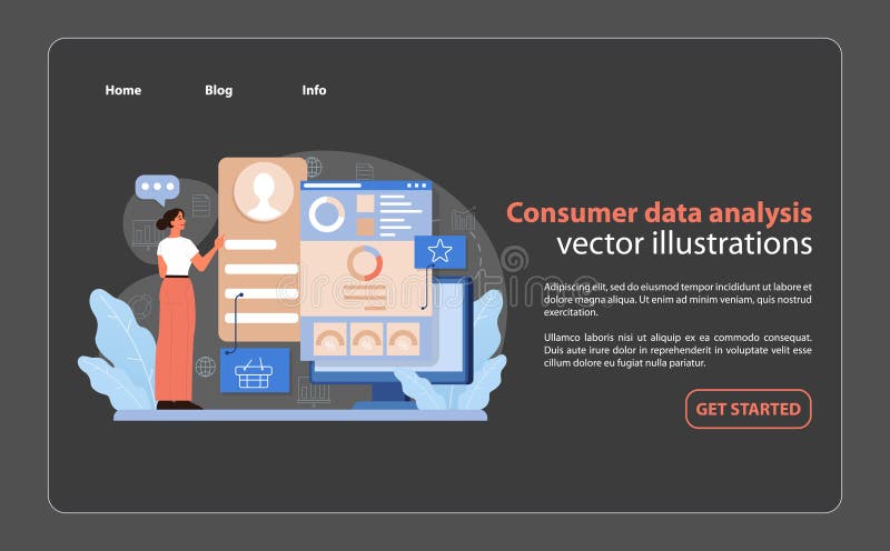 Consumer Data Analysis. a Professional Analyzing Consumer Profiles and ...