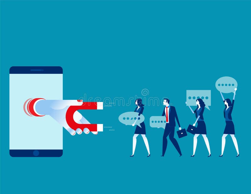 Consumer Data Collection. Concept Technology Vector Illustration ...