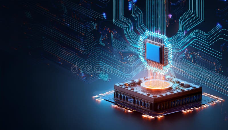 Consumer Future and Technology Concepts: Quantum Computing Concept ...