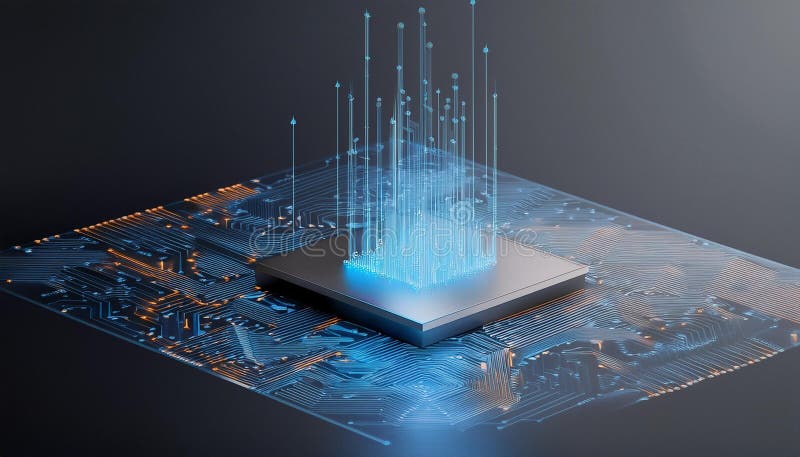 Consumer Future and Technology Concepts: Quantum Computing Concept ...