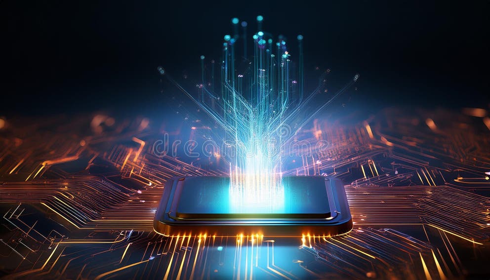 Consumer Future and Technology Concepts: Quantum Computing Concept ...