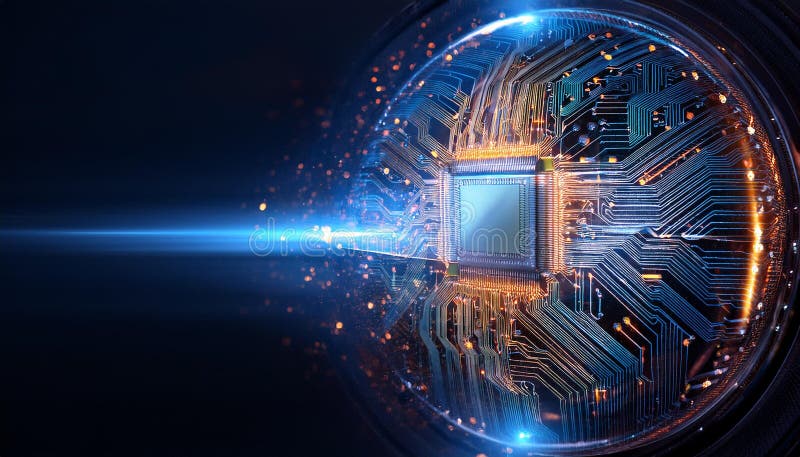 Consumer Future and Technology Concepts: Quantum Computing Concept ...