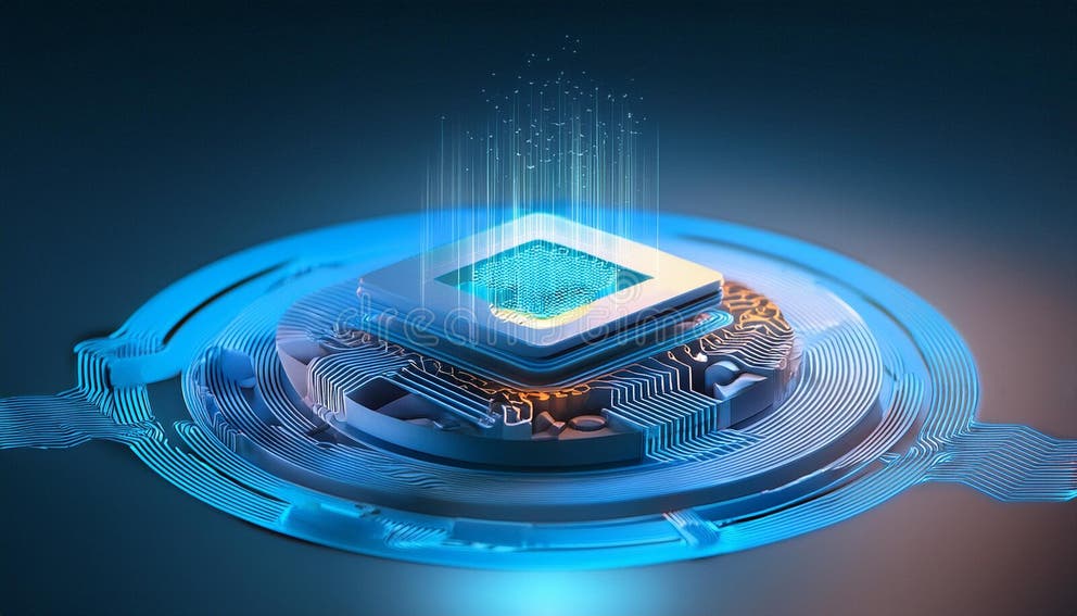 Consumer Future and Technology Concepts: Quantum Computing Concept ...