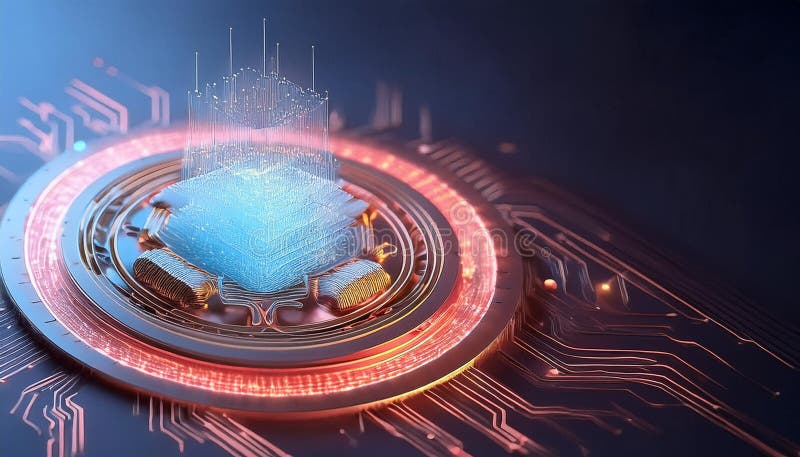 Consumer Future and Technology Concepts: Quantum Computing Concept ...