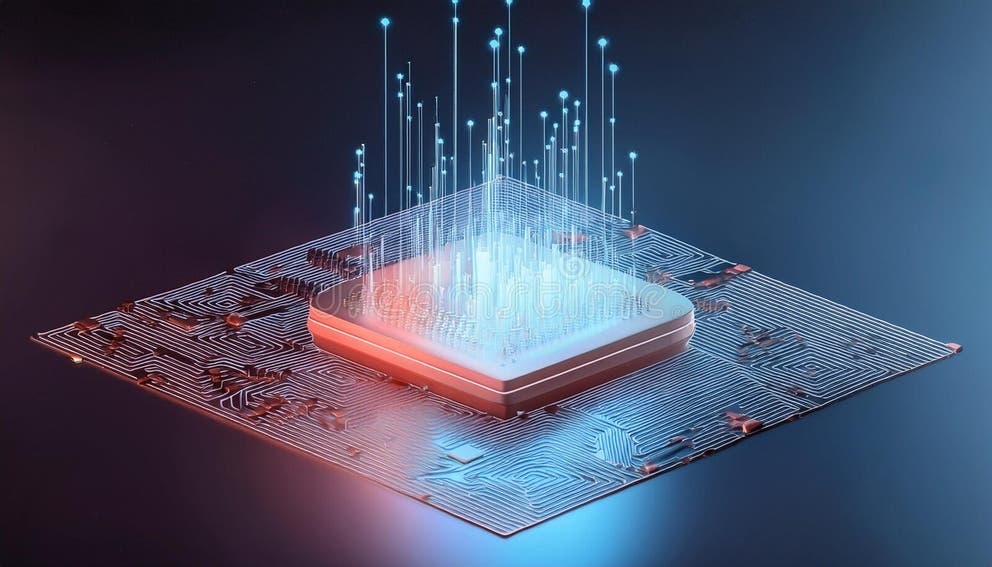 Consumer Future and Technology Concepts: Quantum Computing Concept ...