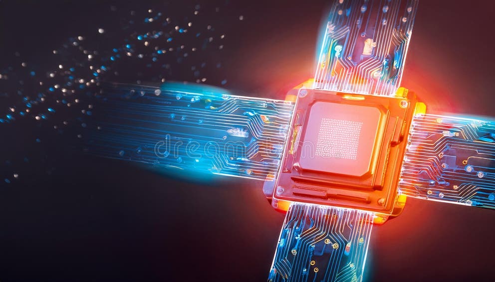 Consumer Future and Technology Concepts: Quantum Computing Concept ...