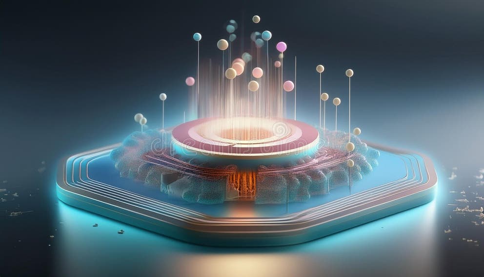 Consumer Future and Technology Concepts: Quantum Computing Concept ...