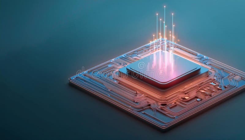 Consumer Future and Technology Concepts: Quantum Computing Concept ...