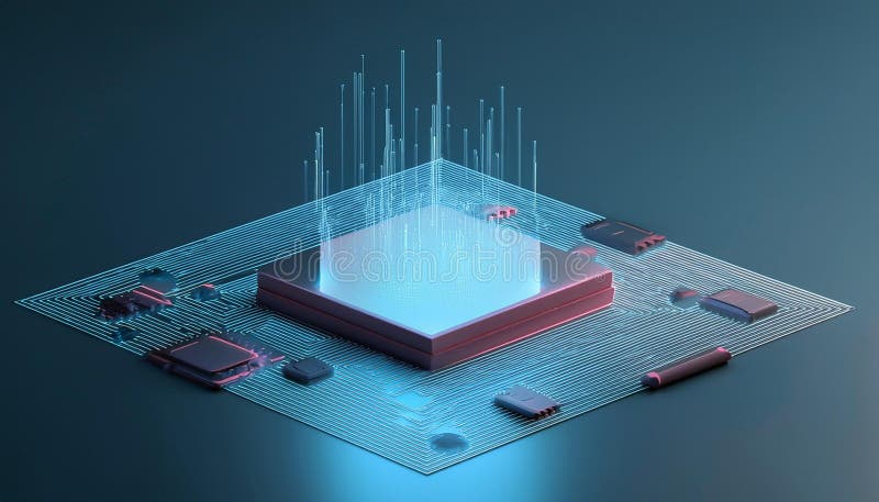 Consumer Future and Technology Concepts: Quantum Computing Concept ...