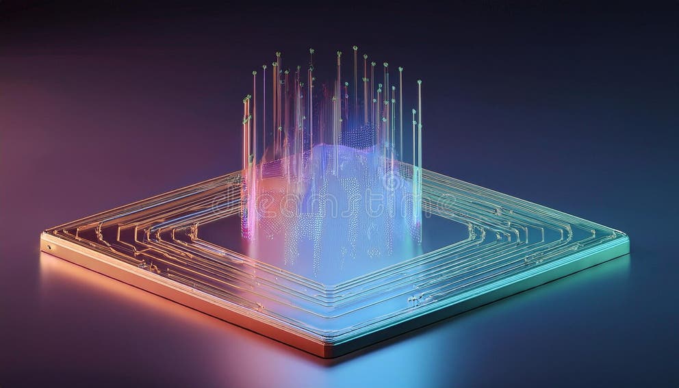 Consumer Future and Technology Concepts: Quantum Computing Concept ...