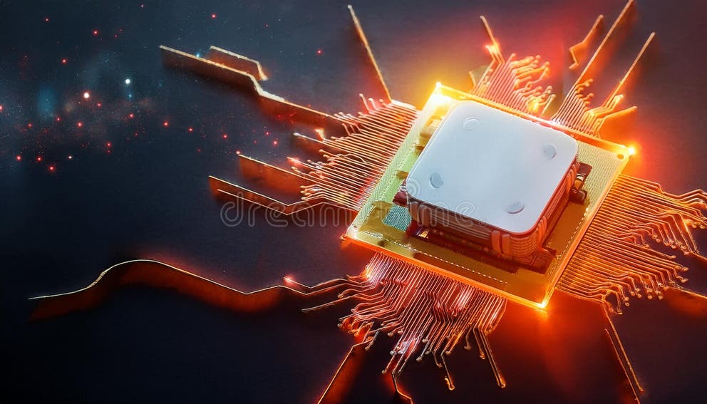 Consumer Future and Technology Concepts: Quantum Computing Concept ...