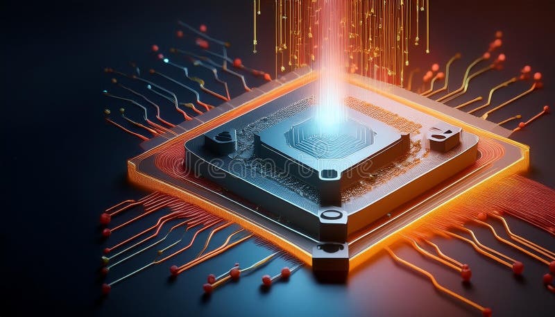 Consumer Future and Technology Concepts: Quantum Computing Concept ...