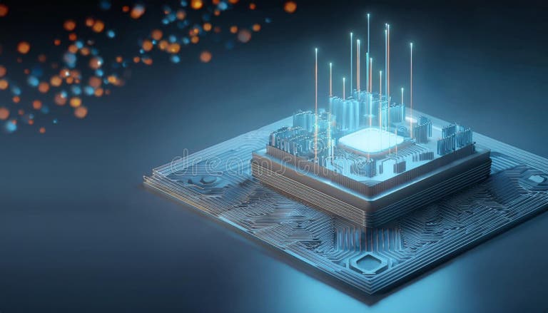 Consumer Future and Technology Concepts: Quantum Computing Concept ...