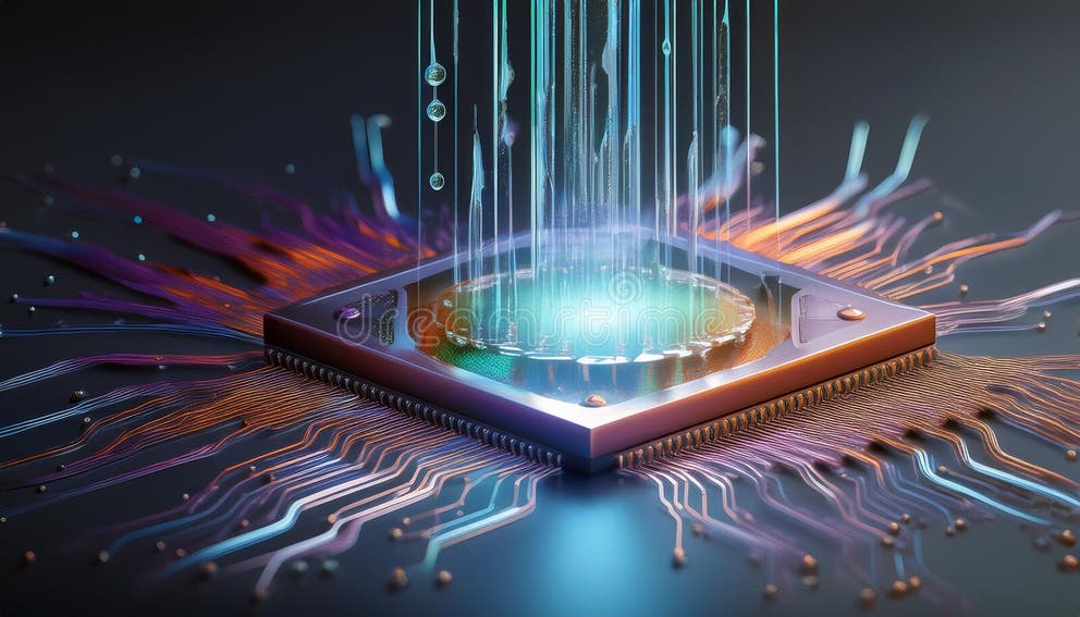 Consumer Future and Technology Concepts: Quantum Computing Concept ...