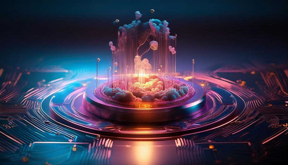 Consumer Future and Technology Concepts: Quantum Computing Concept ...