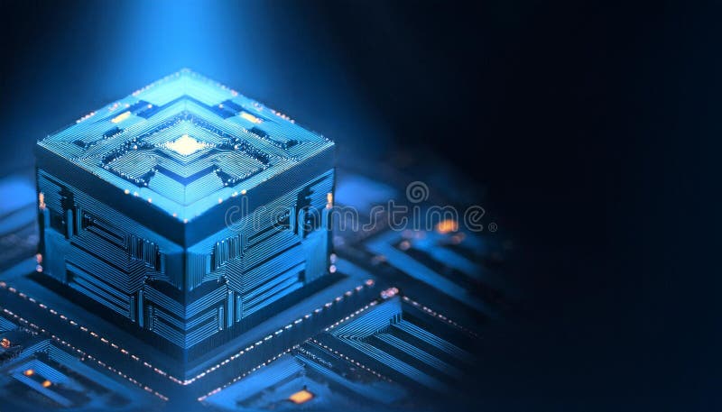 Consumer Future and Technology Concepts: Quantum Computing Concept ...