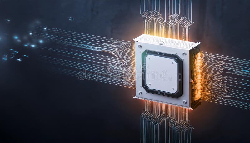 Consumer Future and Technology Concepts: Quantum Computing Concept ...