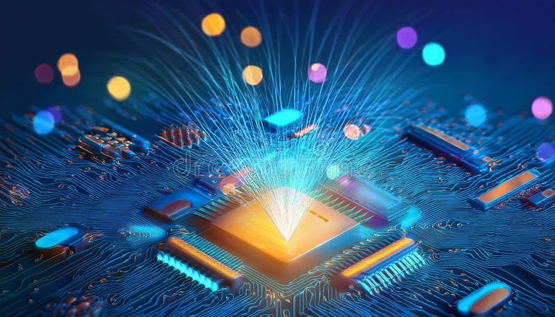 Consumer Future and Technology Concepts: Quantum Computing Concept ...