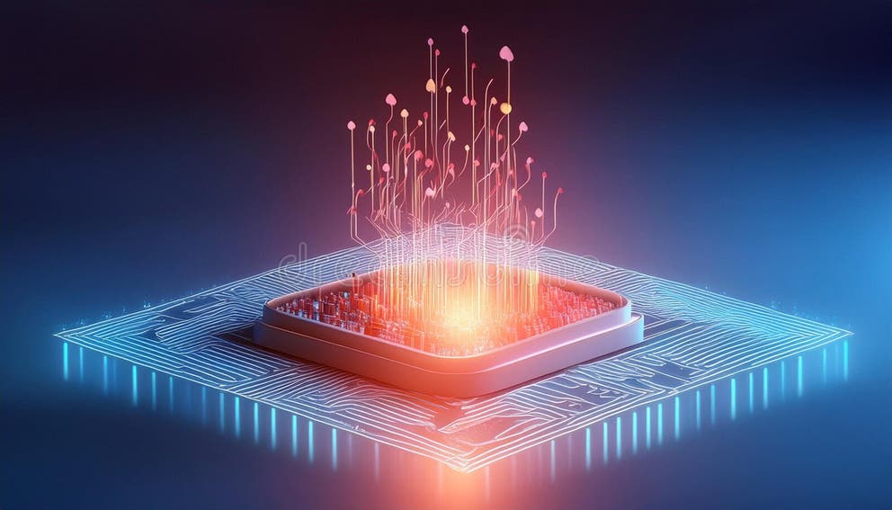 Consumer Future and Technology Concepts: Quantum Computing Concept ...