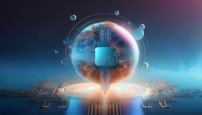 Consumer Future and Technology Concepts: Quantum Computing Concept ...