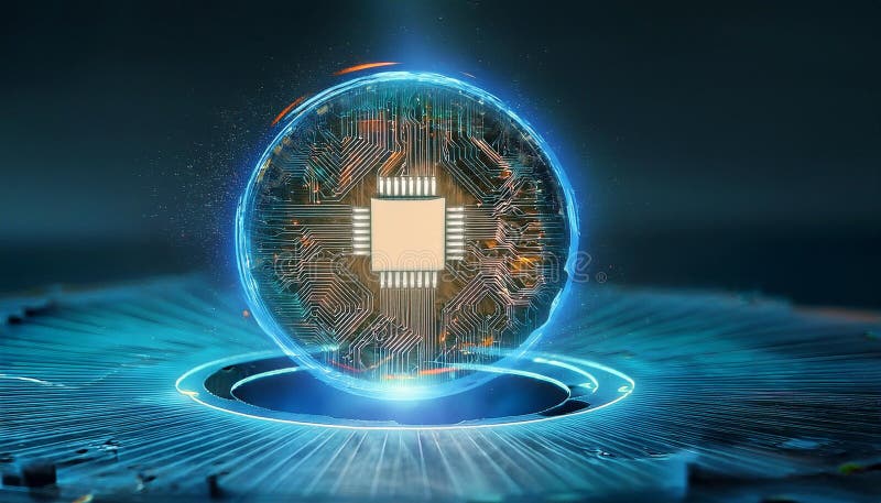 Consumer Future and Technology Concepts: Quantum Computing Concept ...