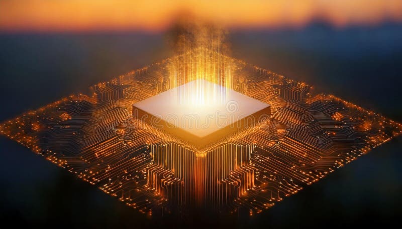 Consumer Future and Technology Concepts: Quantum Computing Concept ...