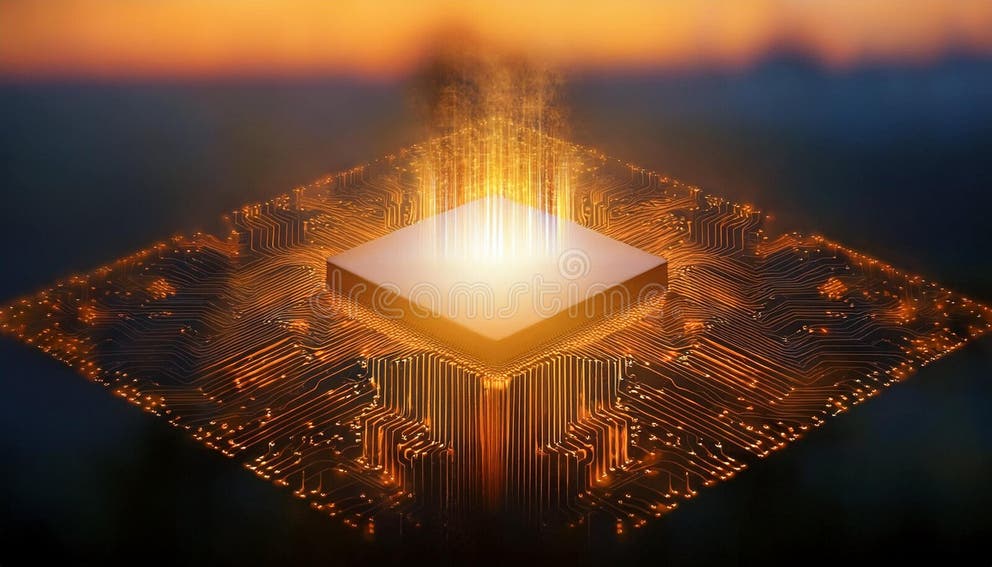 Consumer Future and Technology Concepts: Quantum Computing Concept ...