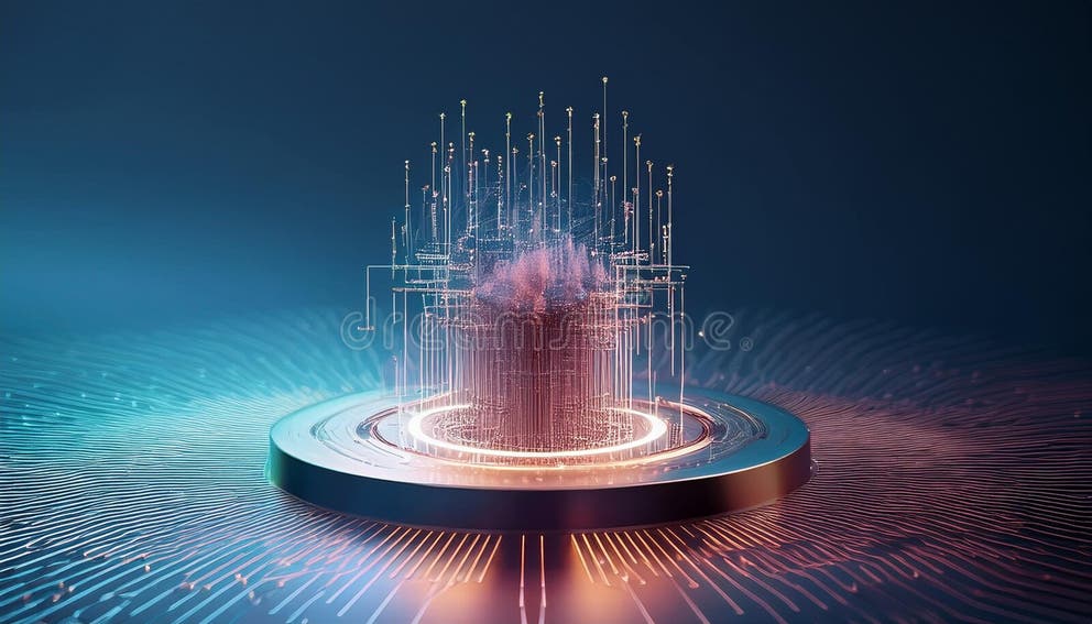 Consumer Future and Technology Concepts: Quantum Computing Concept ...