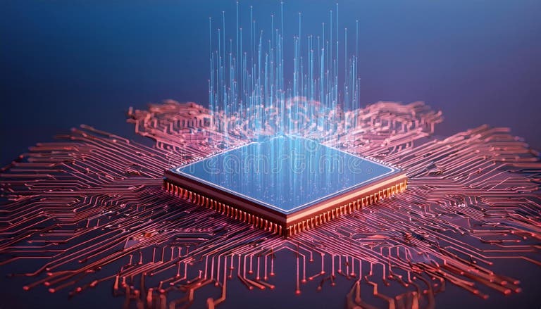 Consumer Future and Technology Concepts: Quantum Computing Concept ...