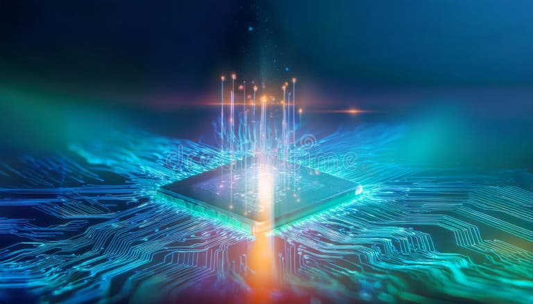 Consumer Future and Technology Concepts: Quantum Computing Concept ...