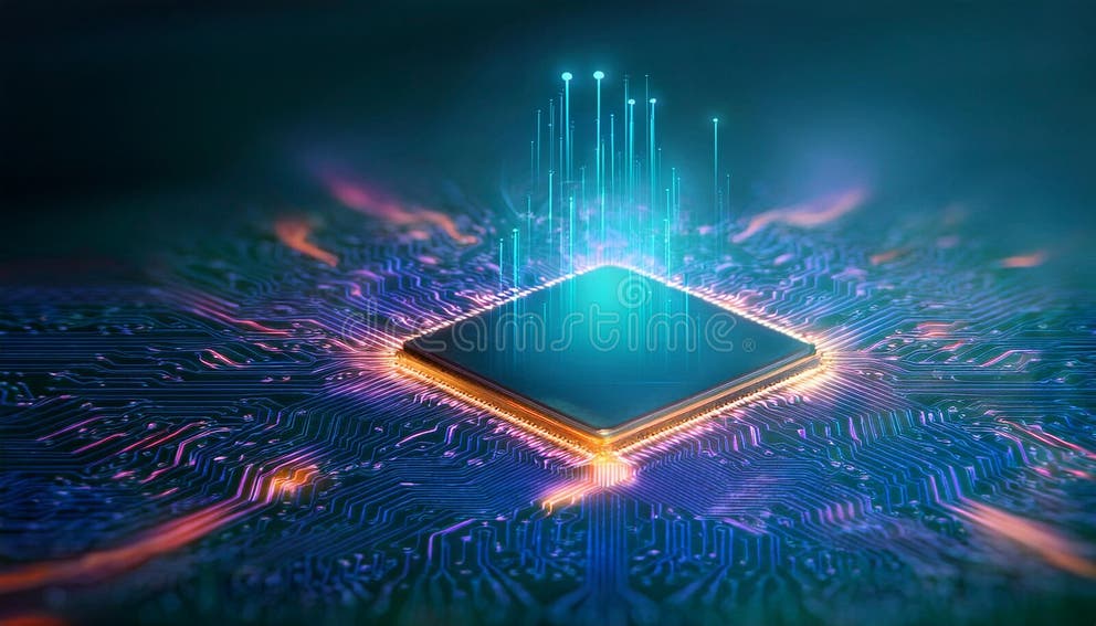 Consumer Future and Technology Concepts: Quantum Computing Concept ...