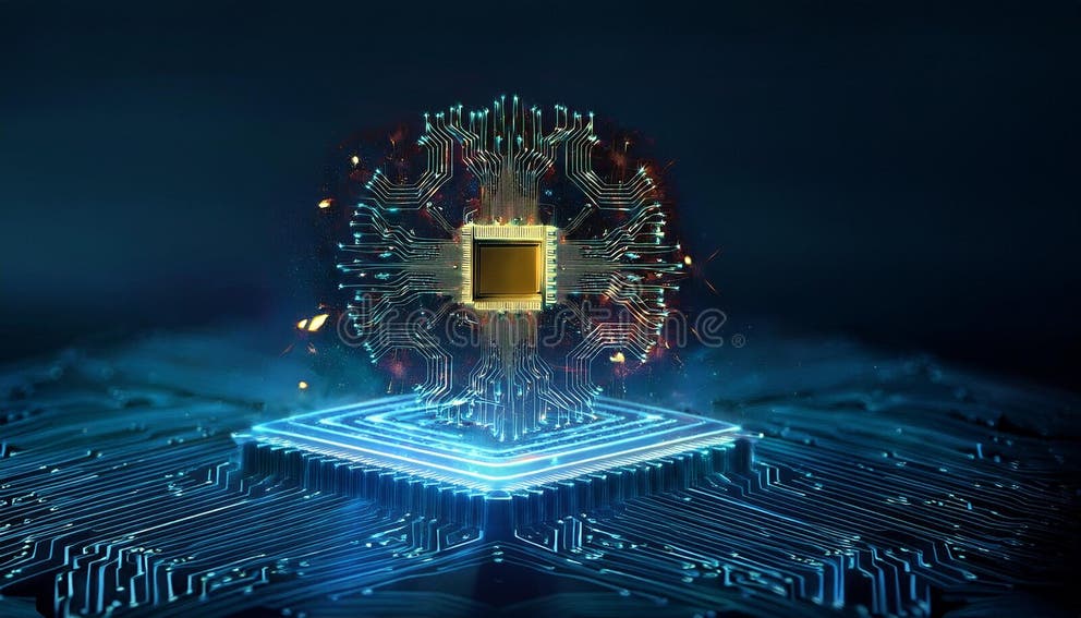 Consumer Future and Technology Concepts: Quantum Computing Concept ...