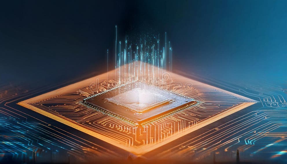 Consumer Future and Technology Concepts: Quantum Computing Concept ...