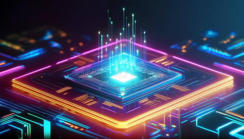 Consumer Future and Technology Concepts: Quantum Computing Concept ...