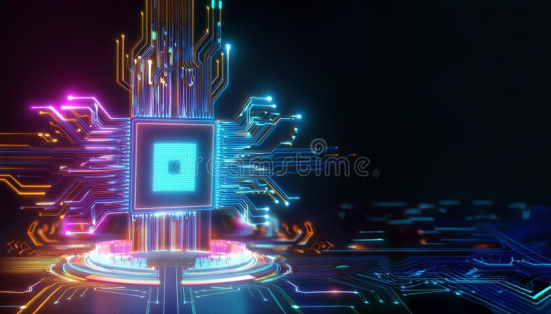 Consumer Future and Technology Concepts: Quantum Computing Concept ...