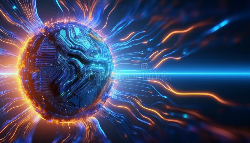 Consumer Future and Technology Concepts: Quantum Computing Concept ...