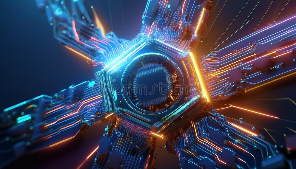 Consumer Future and Technology Concepts: Quantum Computing Concept ...