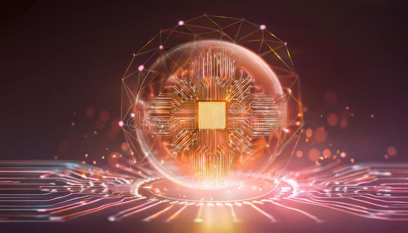 Consumer Future and Technology Concepts: Quantum Computing Concept ...