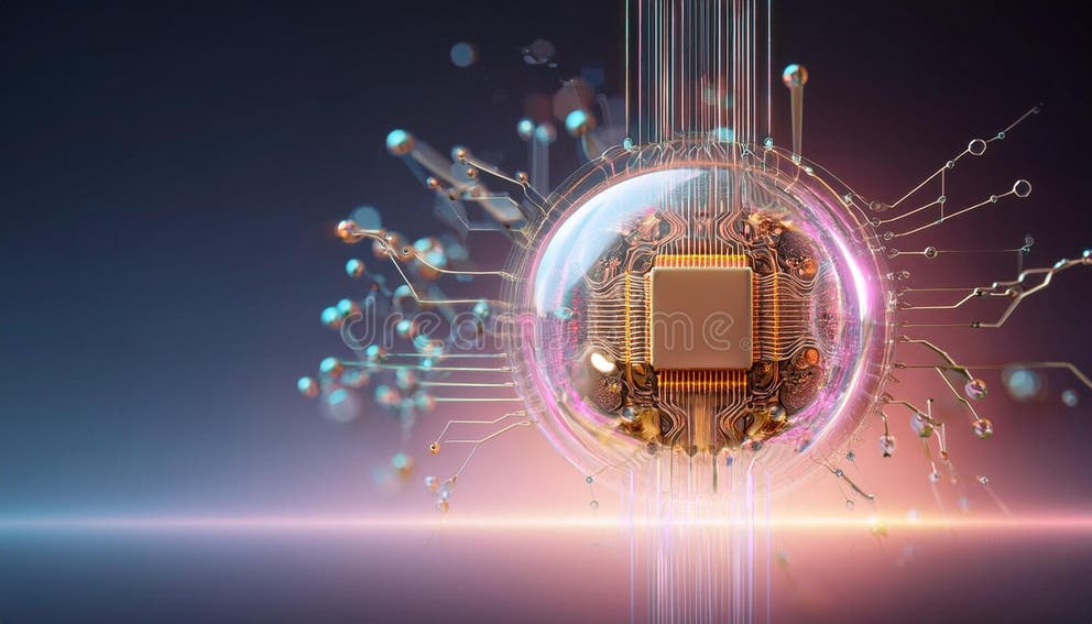 Consumer Future and Technology Concepts: Quantum Computing Concept ...