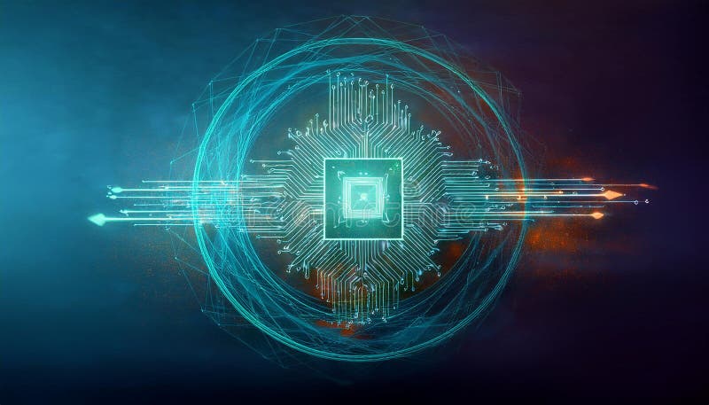 Consumer Future and Technology Concepts: Quantum Computing Concept ...