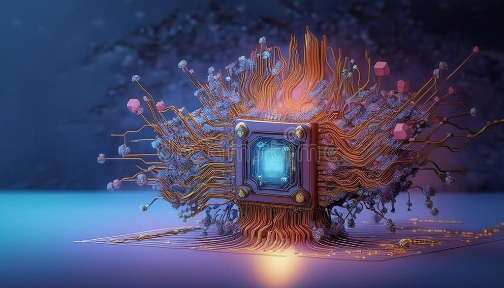 Consumer Future and Technology Concepts: Quantum Computing Concept ...