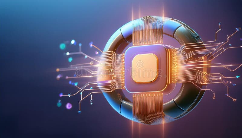 Consumer Future and Technology Concepts: Quantum Computing Concept ...