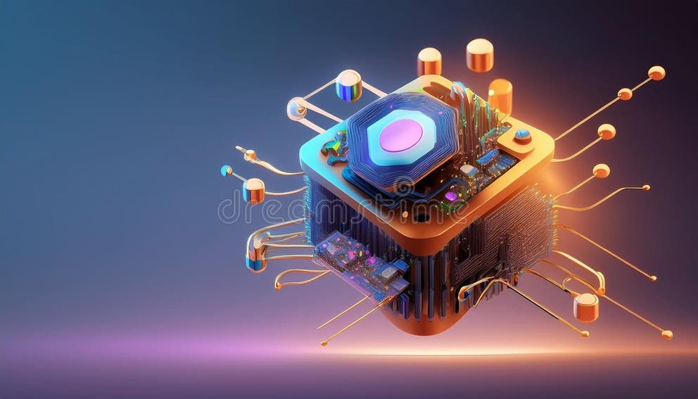 Consumer Future and Technology Concepts: Quantum Computing Concept ...