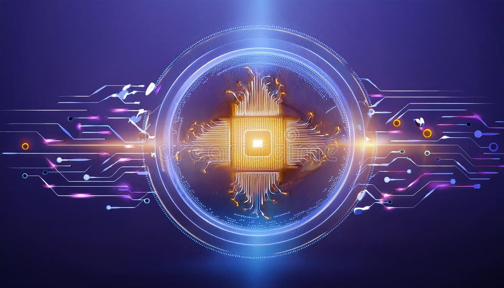 Consumer Future and Technology Concepts: Quantum Computing Concept ...